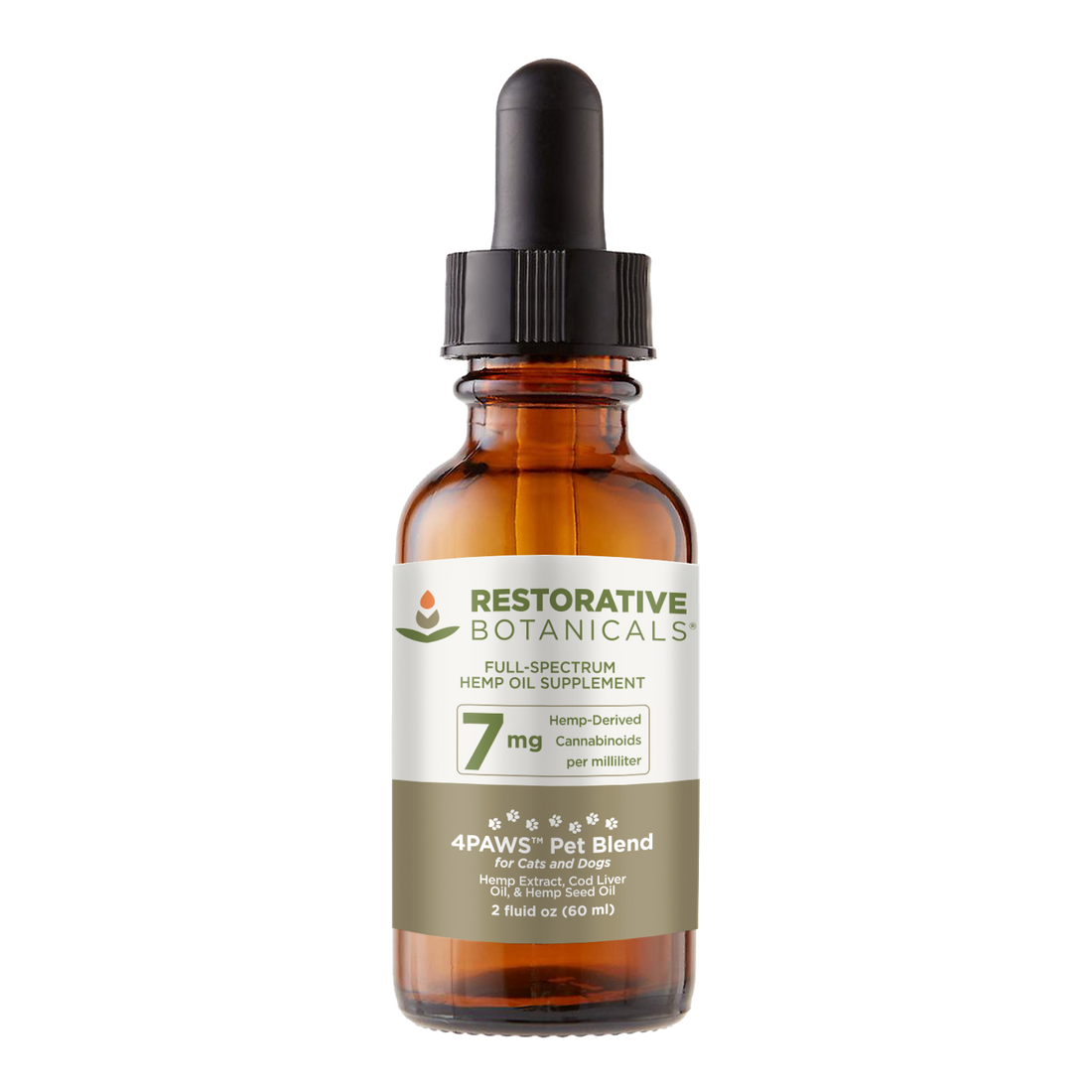 4Paws™ Hemp Oil Extract Blend for Pets – Restorative Botanicals