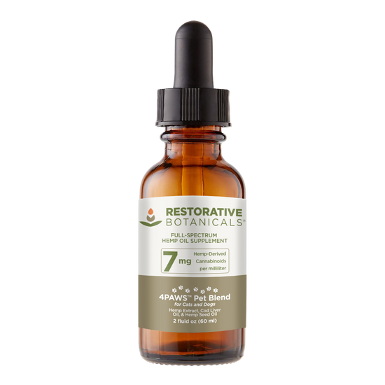 4Paws™ Hemp Oil Extract Blend for Pets – Restorative Botanicals